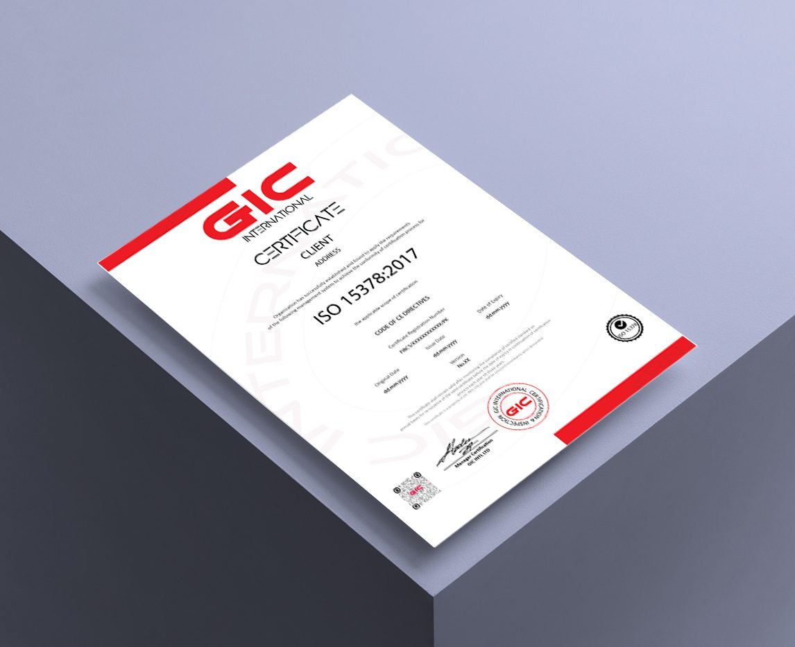 ISO 15378 Certification – GICCINT
